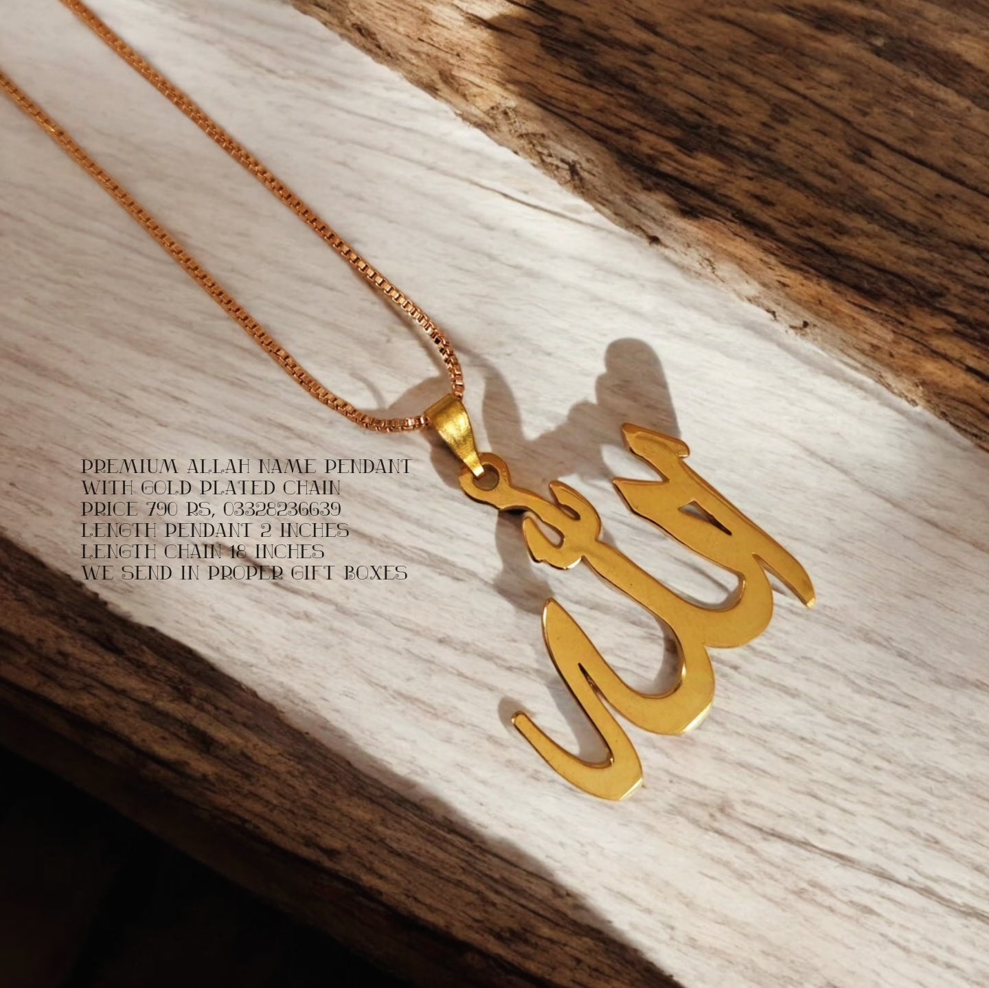 Allah name pendant store